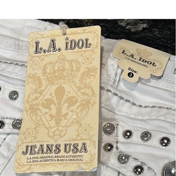 L.A. idol | Jeans | La Idol Rhinestone Bootcut Jeans L34 | Poshmark